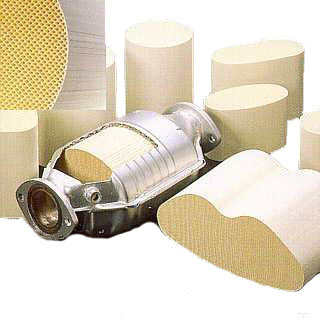 Honeycomb Ceramic Substrate Ceramic Honeycomb Used in Car Catalytic ...
